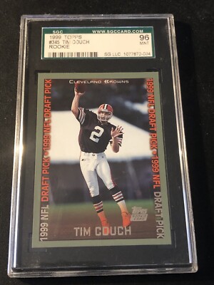 1999 Tim Couch Topps Draft Pick Rookie #345 SGC 96 MINT | eBay Australia
