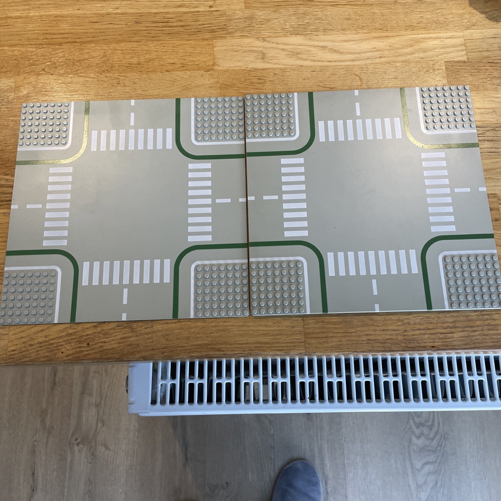 2x Lego Baseplate 10x10” Crossroads With Road crossings | eBay UK