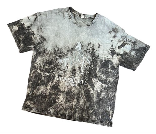 m14 00S GHOST IN THE SHELL Tie-Dye T-Shirt M Big Silhouette Japan Anime ...