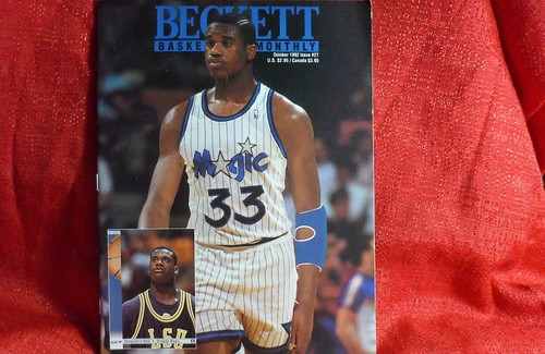 NBA Beckett Magazine Orlando Magic Shaquille O'neal Oct 1992 | eBay