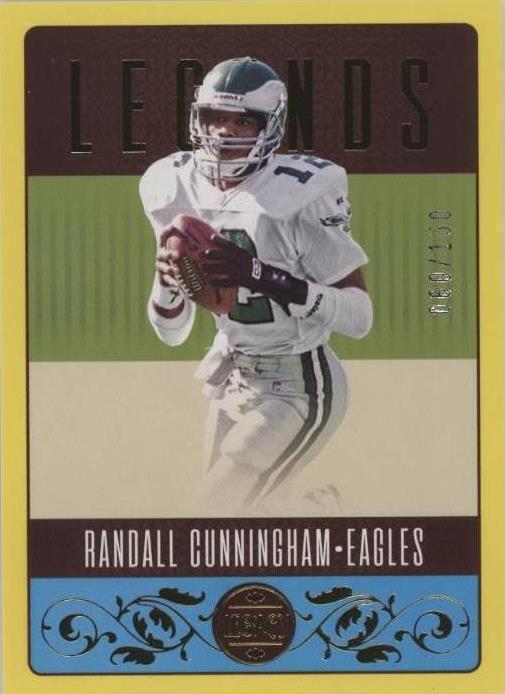 2023 Panini Legacy - Legends Randall Cunningham #139 Yellow /150 for ...
