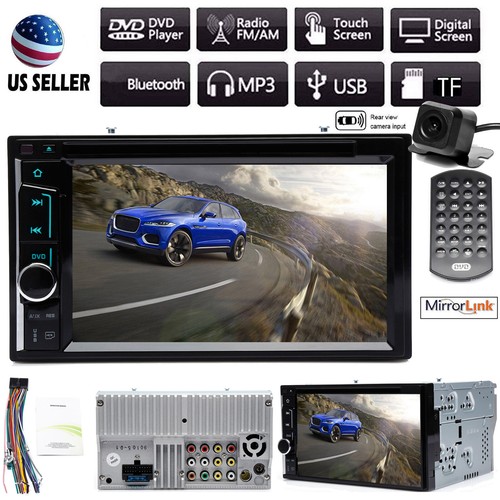 In Dash Car Radio No GPS Navigation System Bluetooth CD DVD FM Player ...