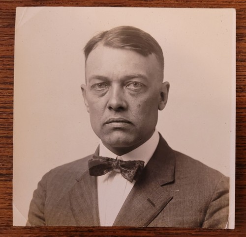 WIRELESS RADIO PIONEER CARL ENGLUND PHOTOGRAPH AM INVENTOR LOOP ANTENNA ...