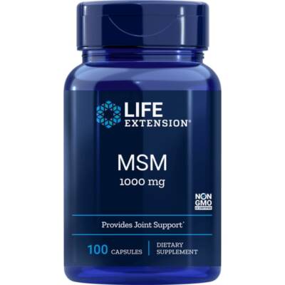 Life Extension Msm 1,000 mg 100 Caps | eBay