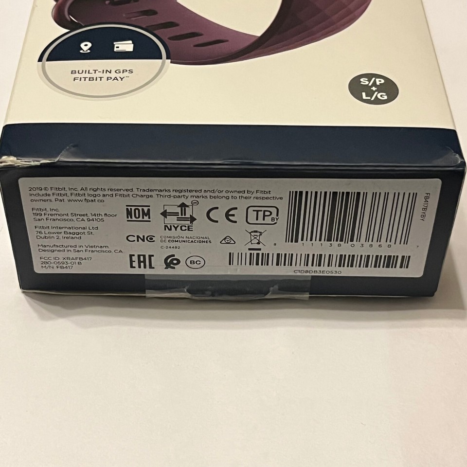 Fitbit Charge 4 Fitness GPS Activity Tracker w/ Heart Rate Monitor ...