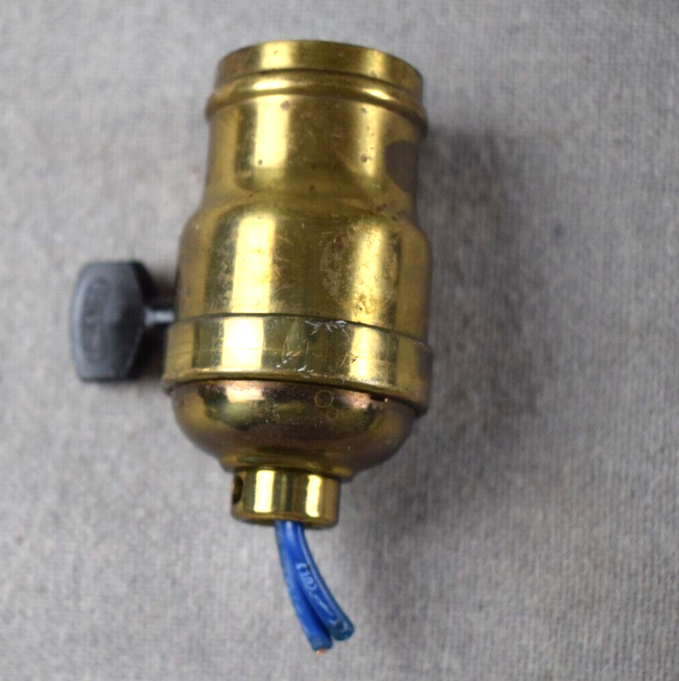 Antique vintage P & S Fat Boy Paddle Turn Key Lamp Socket light part | eBay