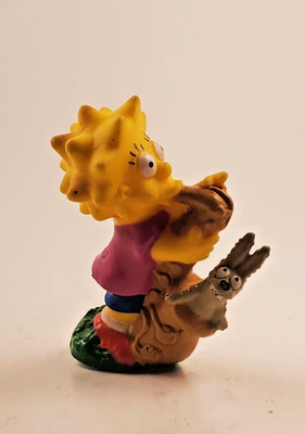 1990 The Simpsons Lisa Simpson Playing Sax Vinyl Toy Figure | eBay