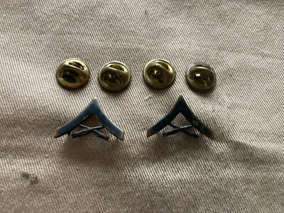 USMC MARINE CORPS LANCE CORPORAL UNIFORM BLACK RANK INSIGNIA PIN - Set ...