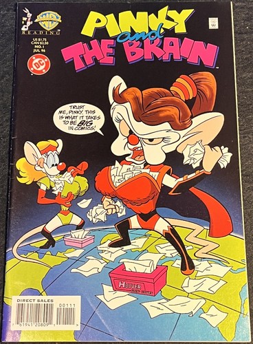 DC Comics & WB - PINKY AND THE BRAIN #1 - July 1996 Warner Brothers ...