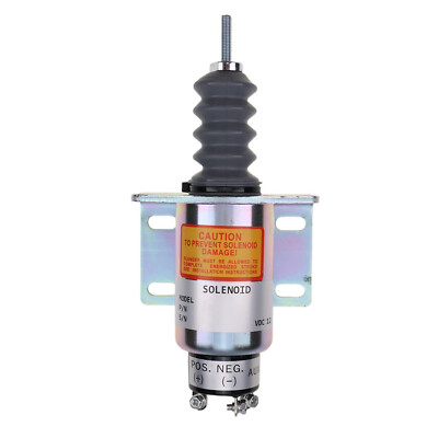 12V D.C. Shutoff Solenoid 3740048 For JLG 40H+6 40H 45HA Deutz F2L511 ...