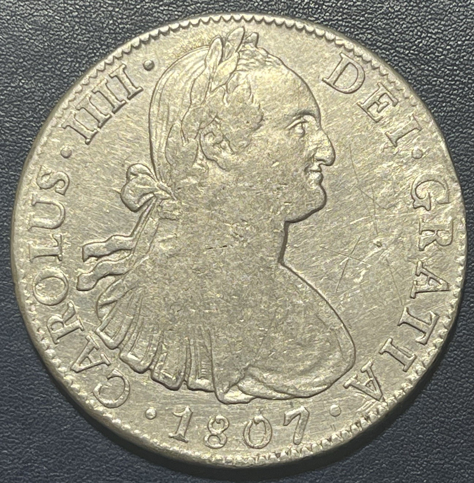 1807 Mexico 8 Reales Mo TH Carolus IIII Spanish Silver Coin | eBay