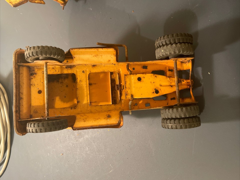 1964 Vtg TONKA 315 Orange Metal Dump Truck | eBay