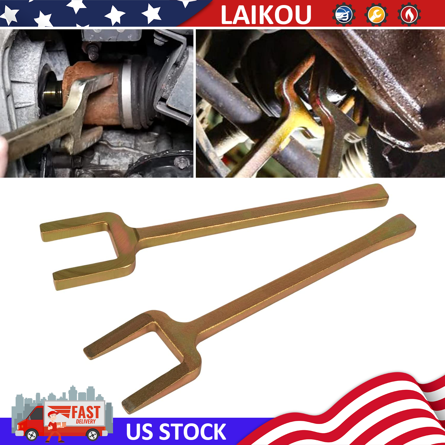 12020 Axle Popper Fork & Shim Kit FWD Half Shaft Inner CV Joint Removal ...