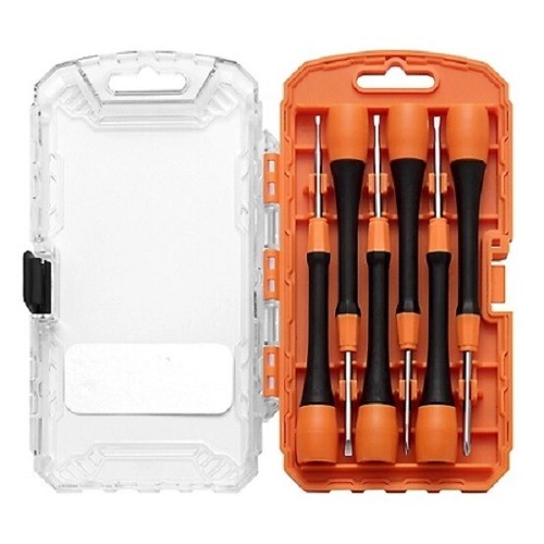 6 PC SET 5.25" LONG PRECISION SCREWDRIVER SET 2 PHILLIPS & 4 FLAT IN ...