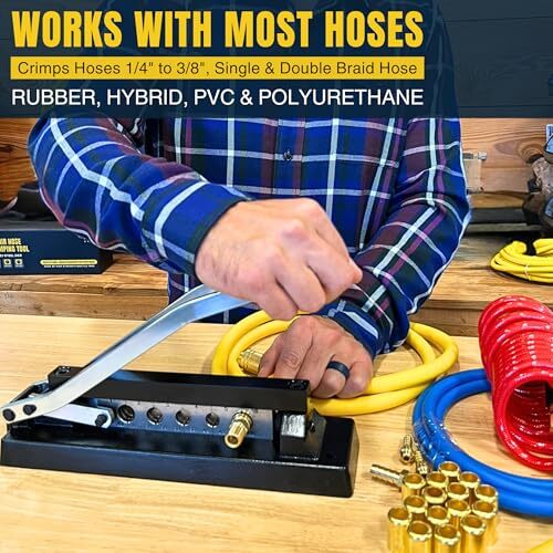 Heavy Duty Air Hose Repair Kit - 3/8 to 1/4 inch I.D. Hoses, Air Hose ...