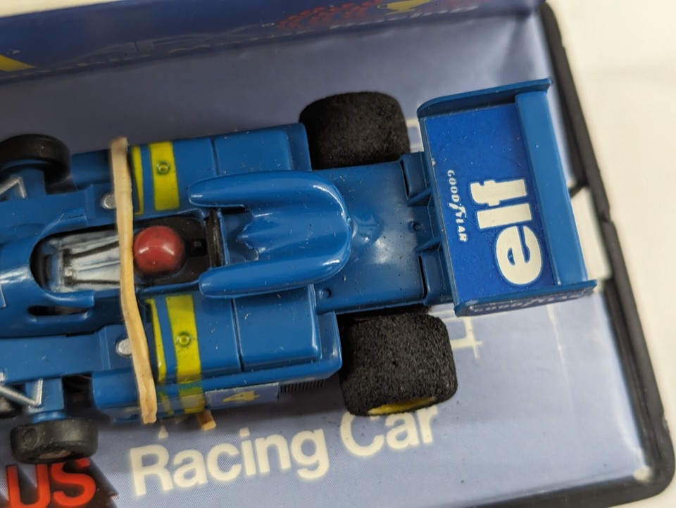 Rare Vintage Aurora A/FX G + Plus Tyrell Elf Six Wheeler #4 Slot Car ...