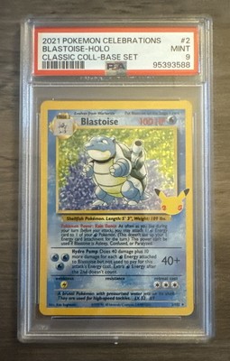 2021 Celebrations: Classic Collection Holo Blastoise 2/102 PSA 9 | eBay