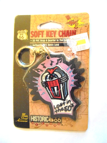 Vintage 1998 Historic Route 66 Lost in the 50's Jukebox Soft Keychain ...