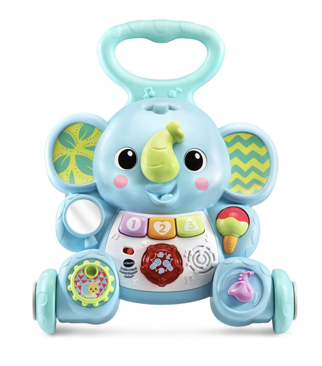 VTech Toddle & Stroll Musical Elephant Walker 9-36 Months Help Babies ...