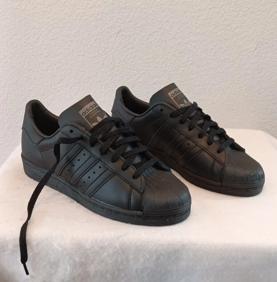 New Men’s Adidas Originals Superstar 82 Shoes~Core Black/Grey (IG4691 ...