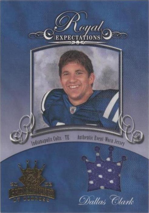 2003 Donruss Gridiron Kings - Royal Expectations Dallas Clark #RE-6 ...