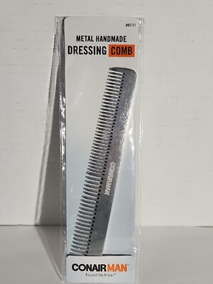 Conair Man Metal Handmade Dressing Hair Comb | eBay