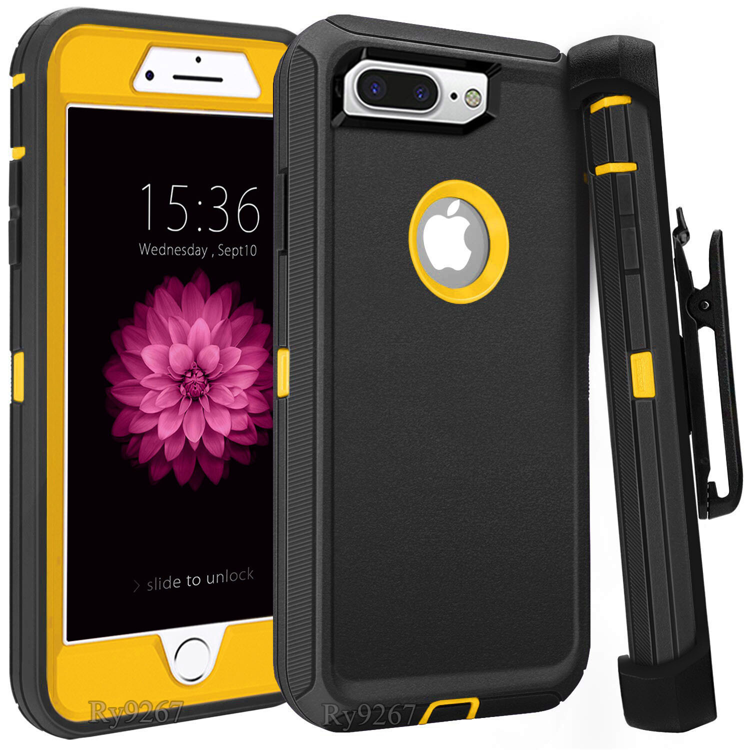 For iphone 8 | 8 plus Case Cover w/Screen & Clip fit Otterbox Defender ...