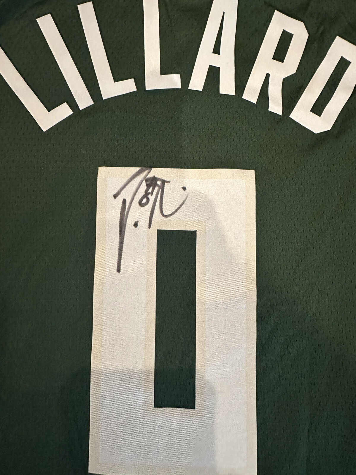 Damian Lillard Signed Autographed Milwaukee Bucks #0 Jersey Autograph ...