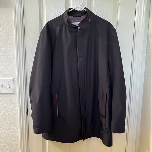 Robert Graham Black Lightweight Softshell Windbreaker Jacket Classic ...