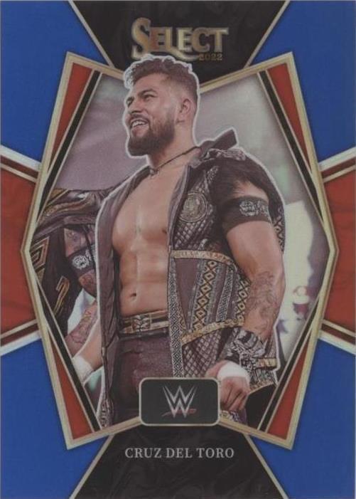 2022 Panini Select WWE - Premier Level Cruz Del Toro #178 Blue Prizm ...