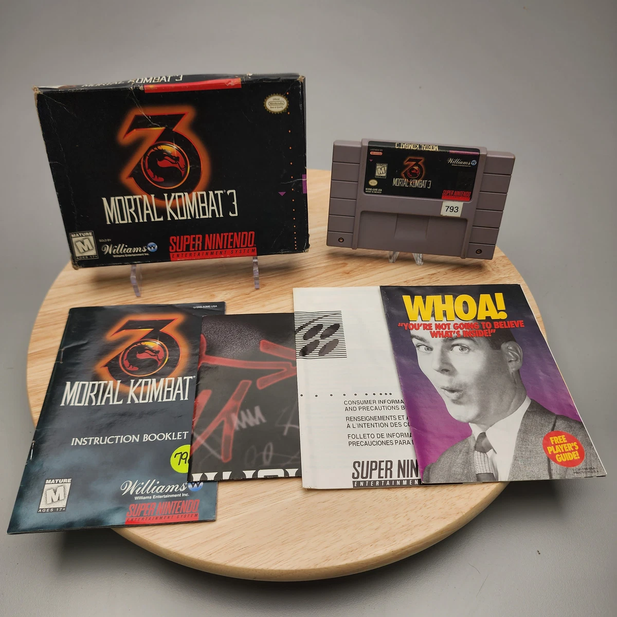 Mortal Kombat 3 Snes Box