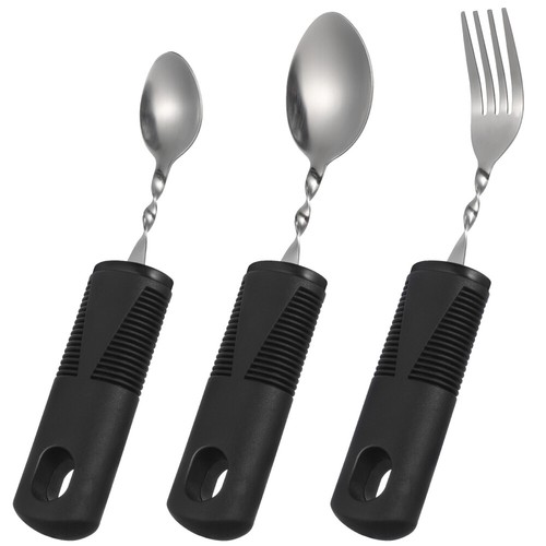 3 Pcs Utensils Elder Elderly Adaptive Set Kitchen Tableware for | eBay