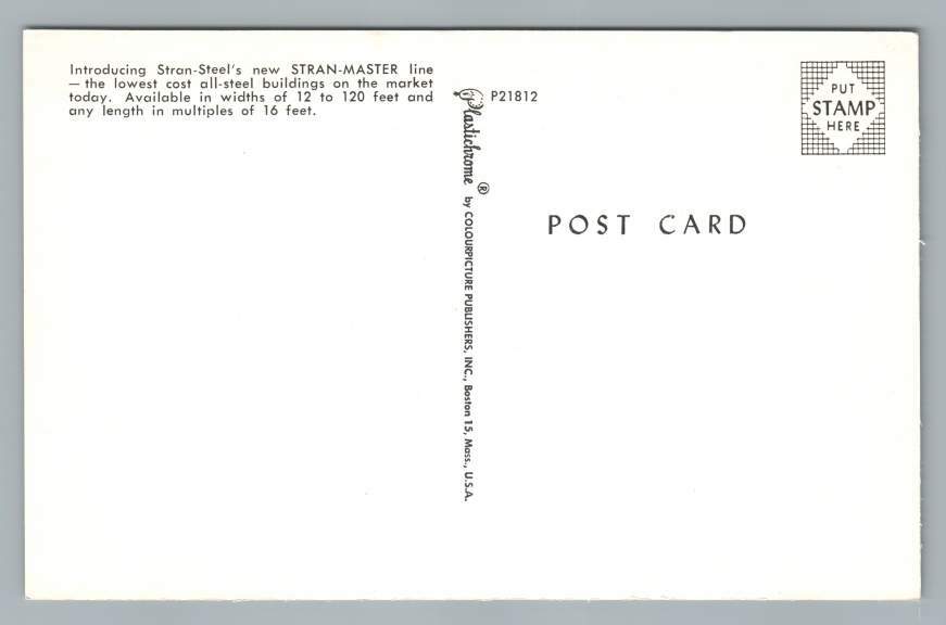 Stran-Steel Stran-Master Steel Lean-To Shed Building Advertising ...