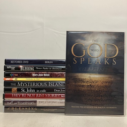 Lot of 10 Christian DVDs God Who Speaks Untold Blessing Where Jesus ...