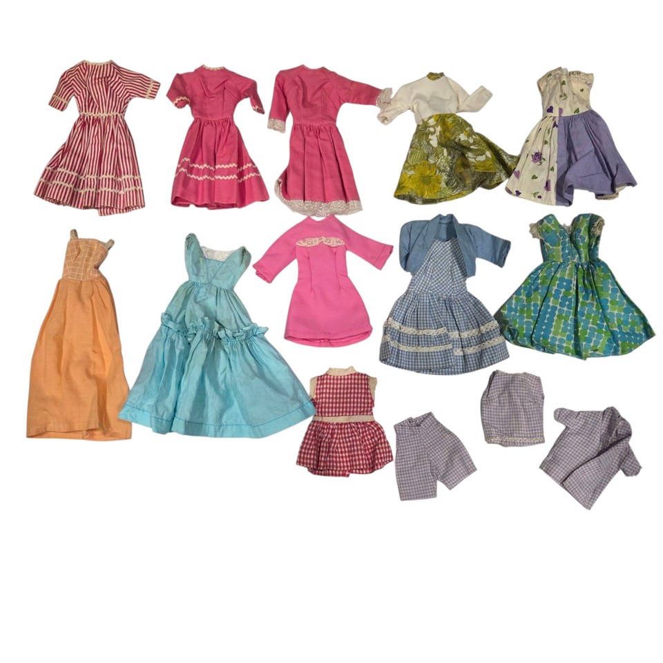 Vtg 50s 1960s Barbie LOT Midge Bubble TNT Ponytail Dolls Case ...