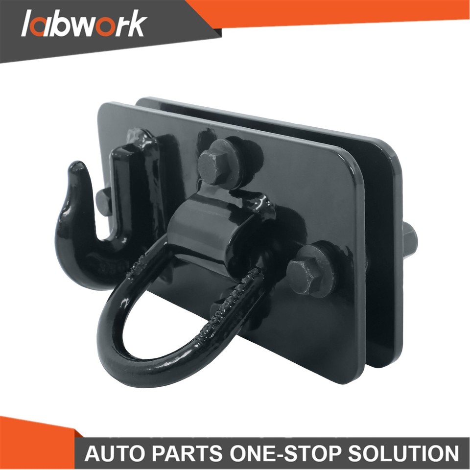 Findmall 3/8'' Tractor Bucket Hooks with Tie Down Ring G70 Forged Steel ...