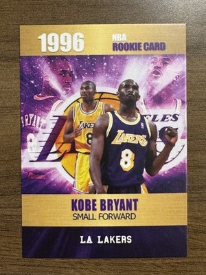1996 Rookie Phenoms Kobe Bryant Limited Gold Platinum NBA Rookie #/2000 ...