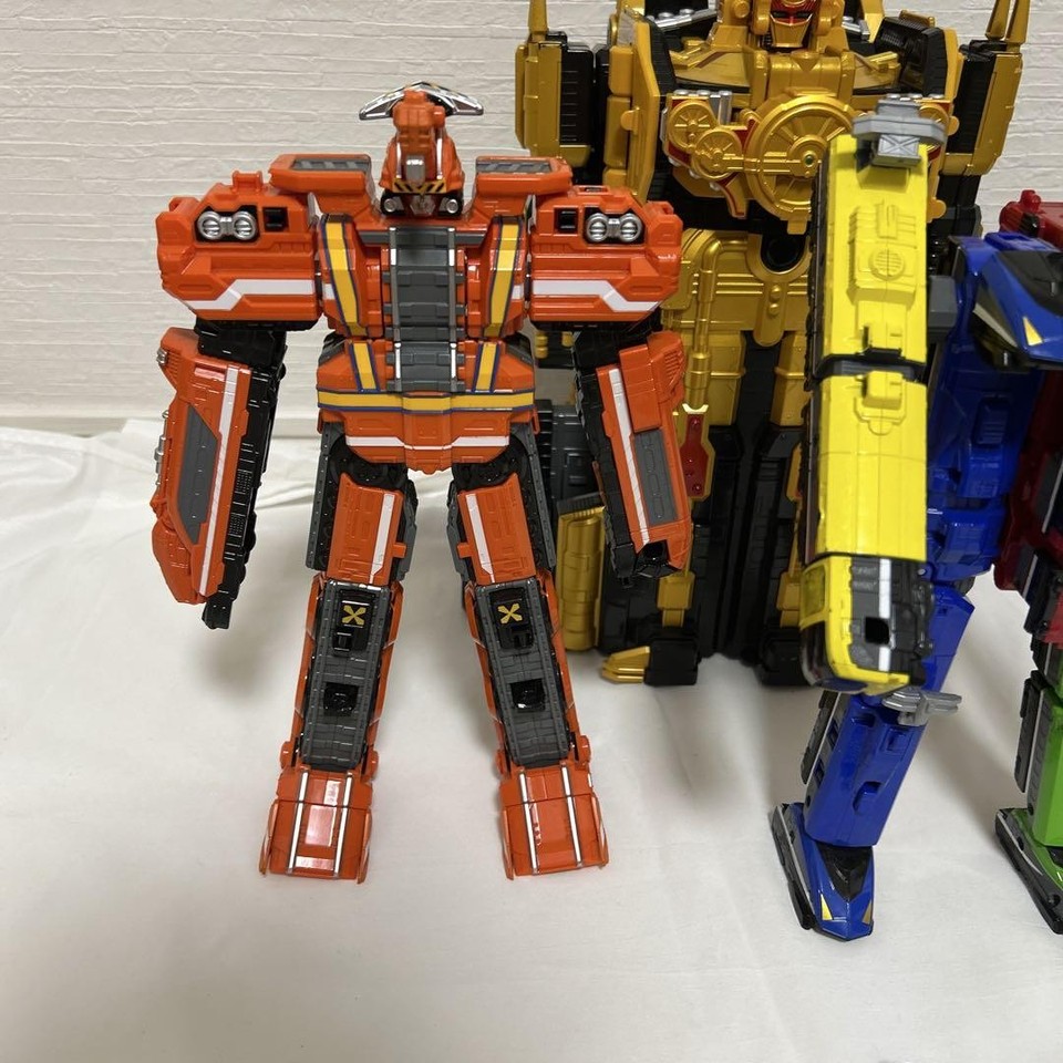 Power Rangers ToQger DX Mecha Lot BANDAI Japan Trains Robots Used Set ...