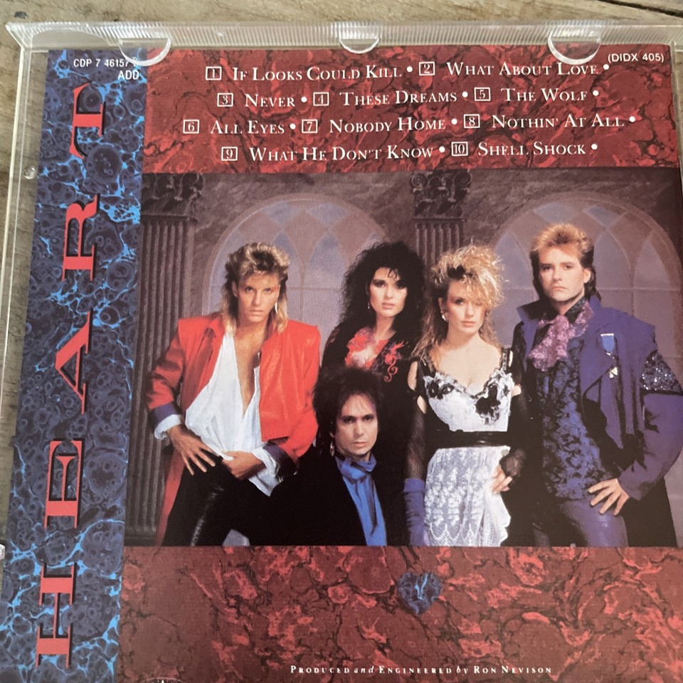 Heart - Heart (CD, 1985, Capitol Records) Made In Japan | eBay