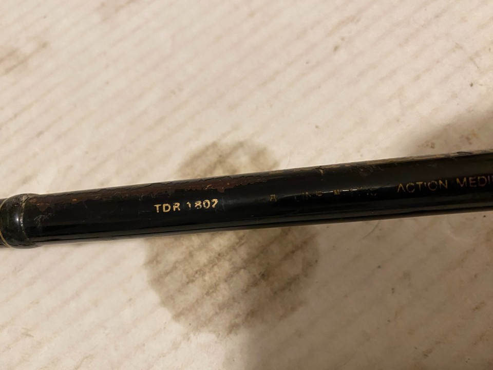Vtg Shimano Triton Down Rigger Rod TDR-1802 8’ 2-pc. medium action 17lb ...