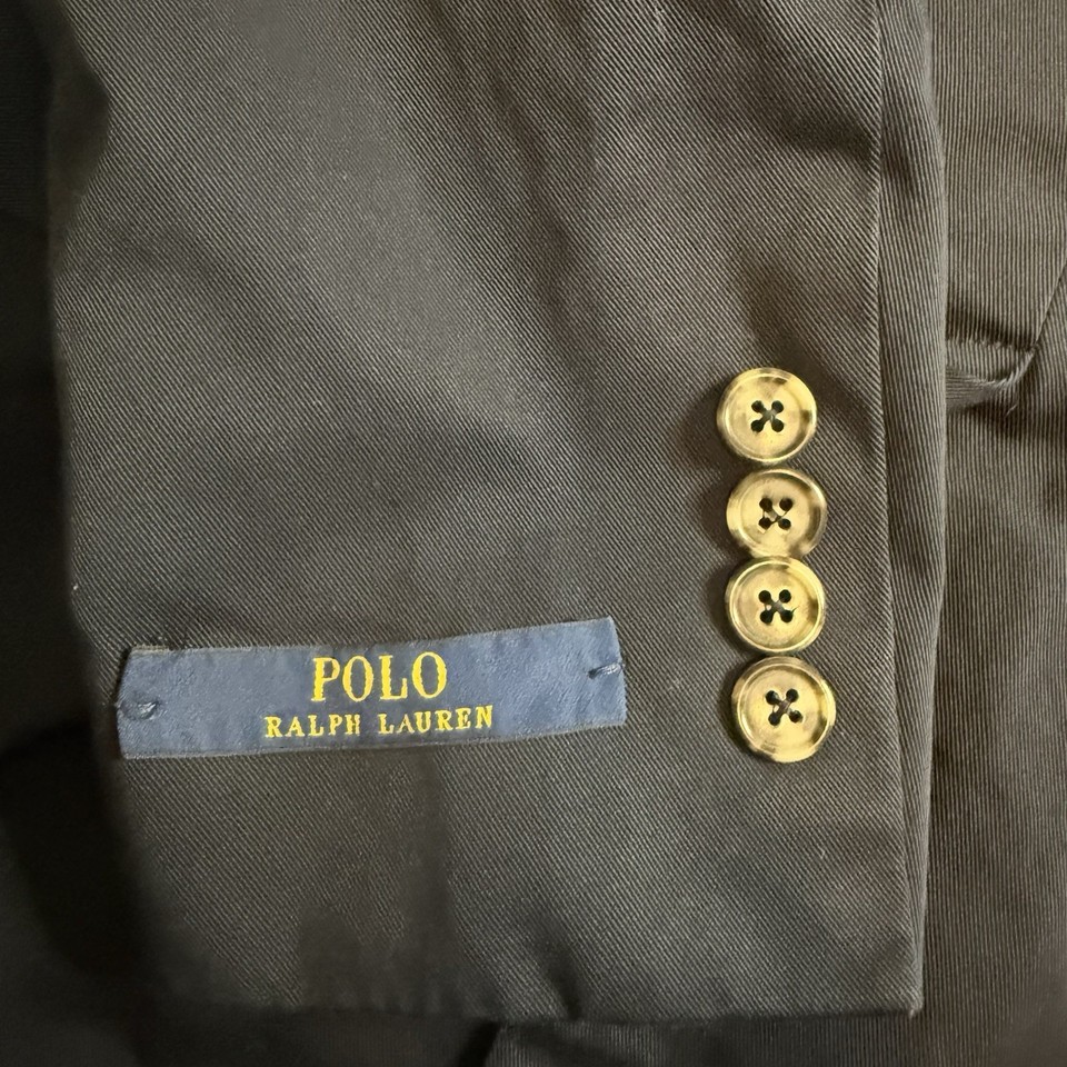 NWT Polo Ralph Lauren Gilmore Sport Coat Cotton Twill Navy Men’s 38R | eBay