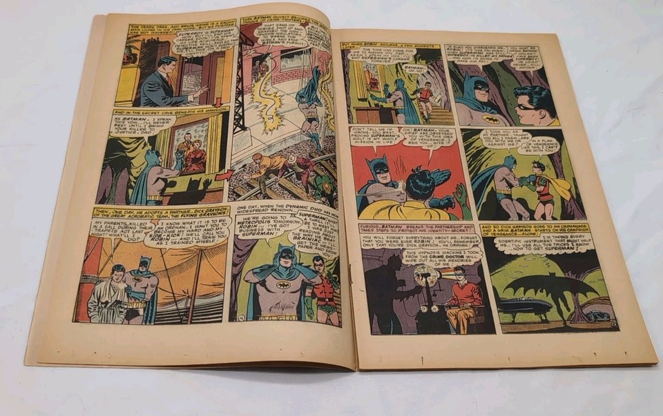 World's Finest Comics 153 Silver Age 1959 Superman - Batman Man Slaps ...