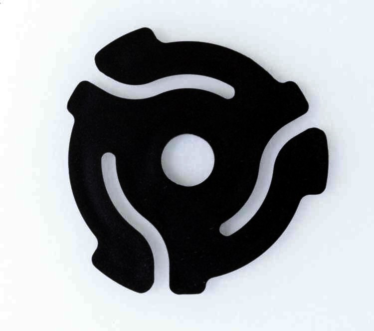 100 Brand New BLACK 45rpm RECORD INSERT ADAPTERS | eBay