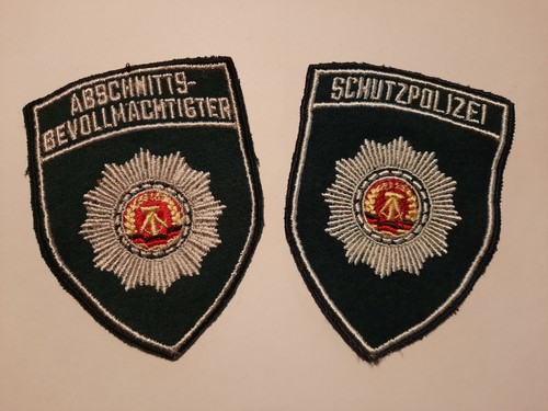 Polizei DDR Ärmelabzeichen ABV Schutzpolizei | eBay