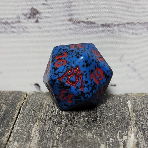 MTG D20 Spindown 20 Sided Life Counter Dragon's Maze Blue Red DGM Izzet ...