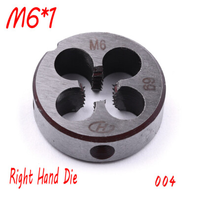 M6 * 1 Pitch HSS Metric Right Hand Die Thread Alloy Tool steel 6mm 6x1 ...