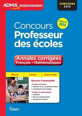 Concours Professeur des ecoles - Annales corrigees - Francais ...