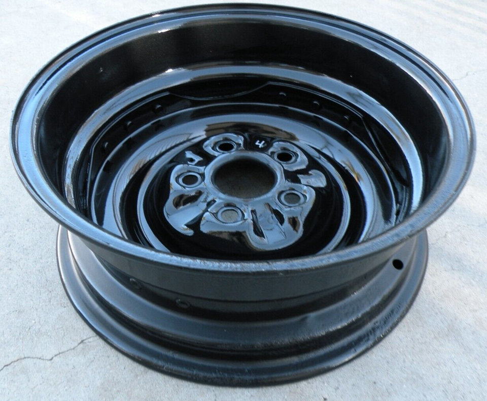STEEL CASE RIM WHEEL 15 INCH 5.5 15X5.5 THUNDERBIRD OEM 1964 64 5X4.5 ...