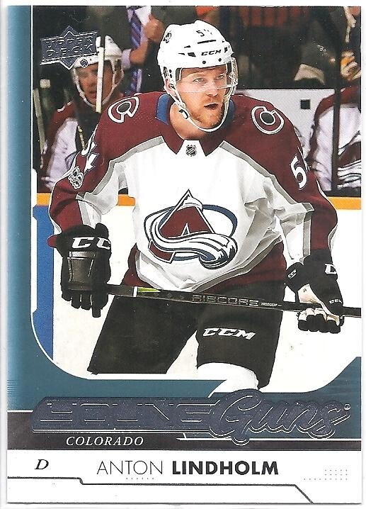 ANTON LINDHOLM 2017-18 Upper Deck YOUNG GUNS Rookie Card RC #456 | eBay