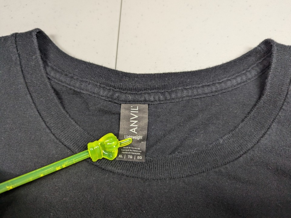 Lewis Black Middle Finger T Shirt Size XL Anvil Dark Comedy Humor ...